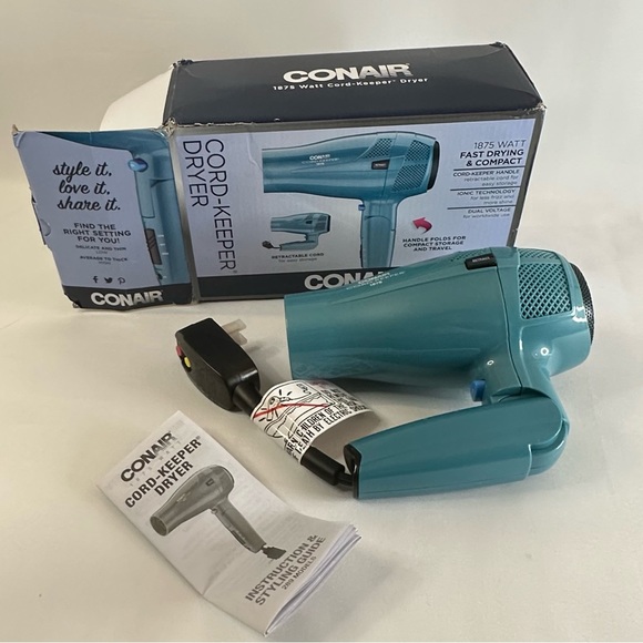 Conair | Accessories | Conair Hair Dryer Handle Folds Retractable 875 ...